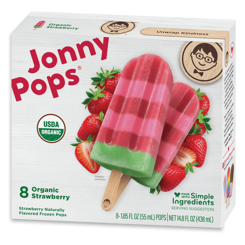Organic Rainbow Fruit Stacks Organic Water Pops | JonnyPops
